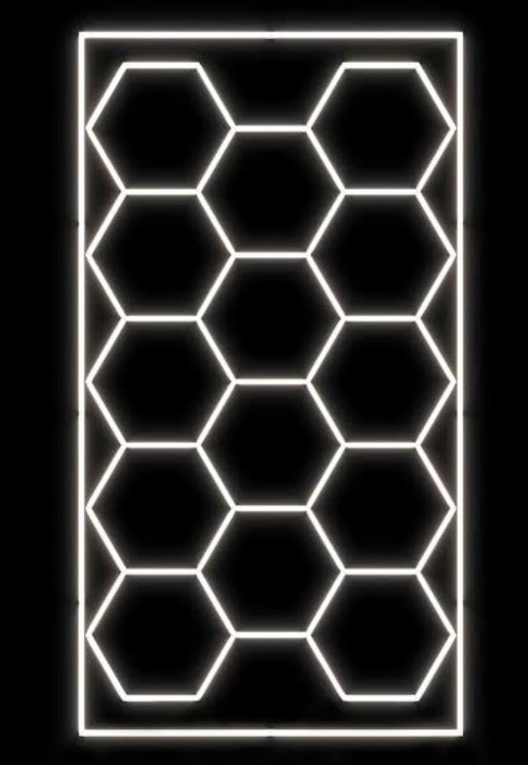 Buy White LED 4800mm x 2400mm border Online | Hex Tech